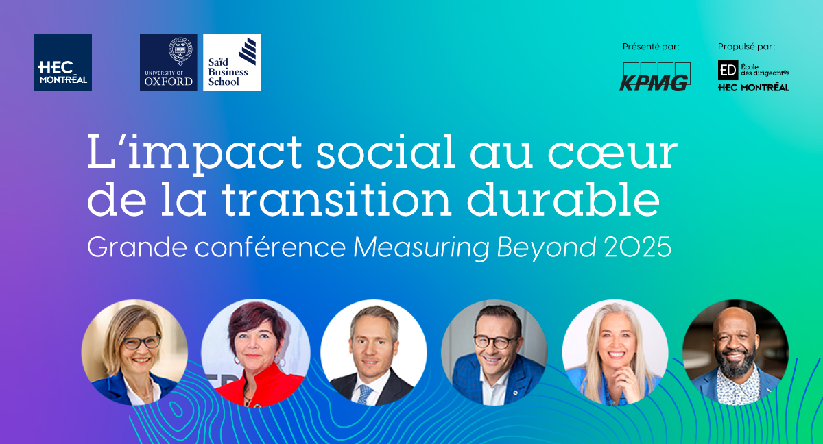 Grande conférence Measuring Beyond 2025 : L’impact social au cœur de la ...